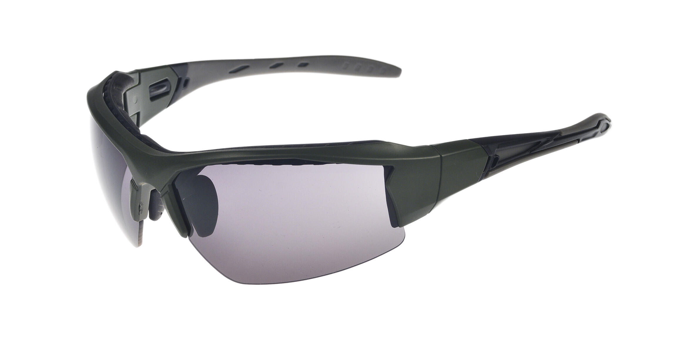 201A Semi-Rimless Sunglasses | Wrap Frame with 100% UV Protection for ...